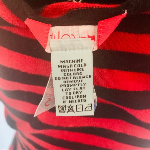 split | Tops | Small Rednavy Blue Striped Split Shirt | Poshmark